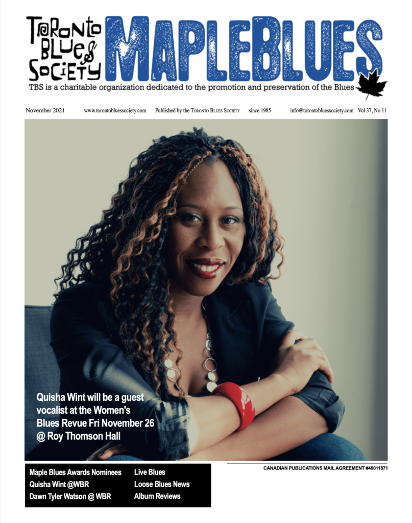 Toronto Blues Society | » Maple Blues Newsletter